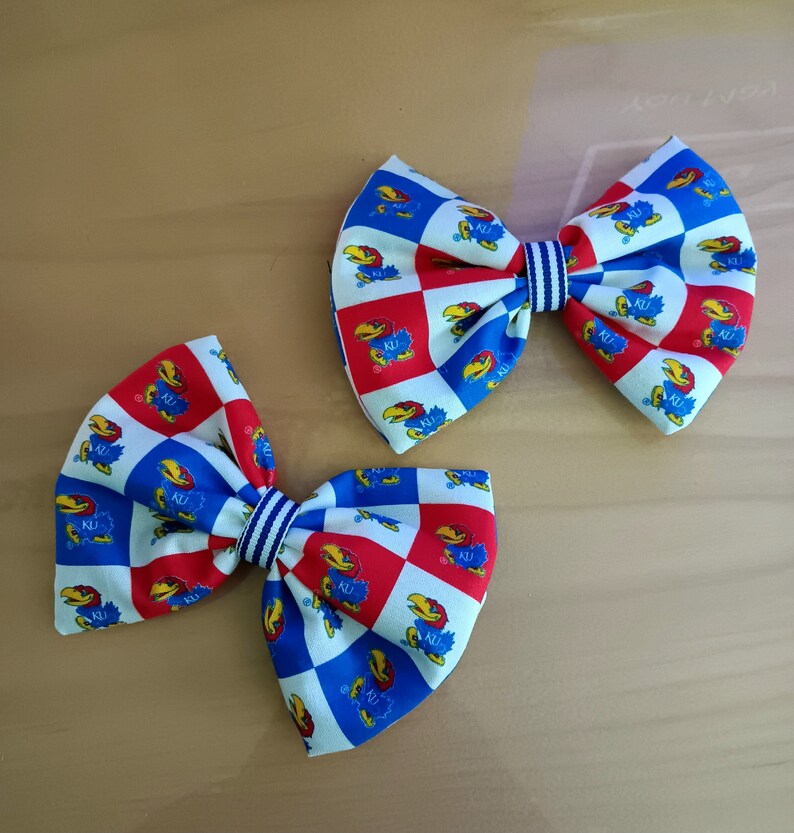 Fluffy Hair Bows (set of Two) - Etsy