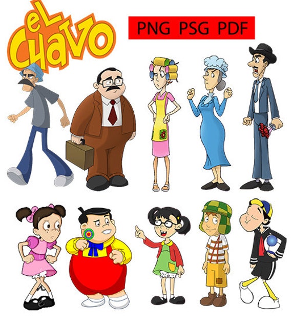 10 Chavo Del 8 Png Psg Pdf /NOT for CRICUT/ Birthday Cartoon - Etsy Canada