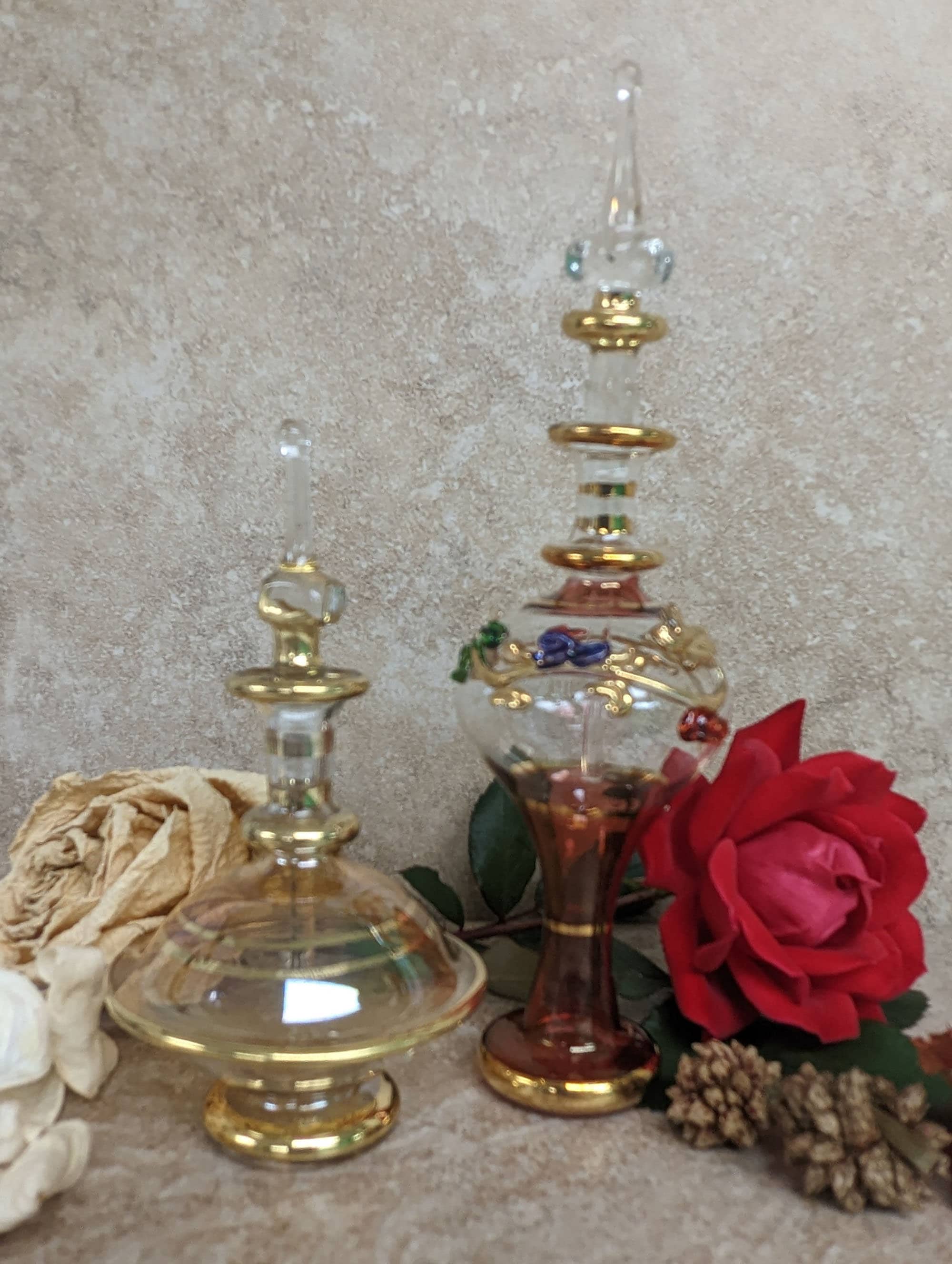 Egyptian Biblical Collection, Set of Two Perfume Bottles, Rose of ...