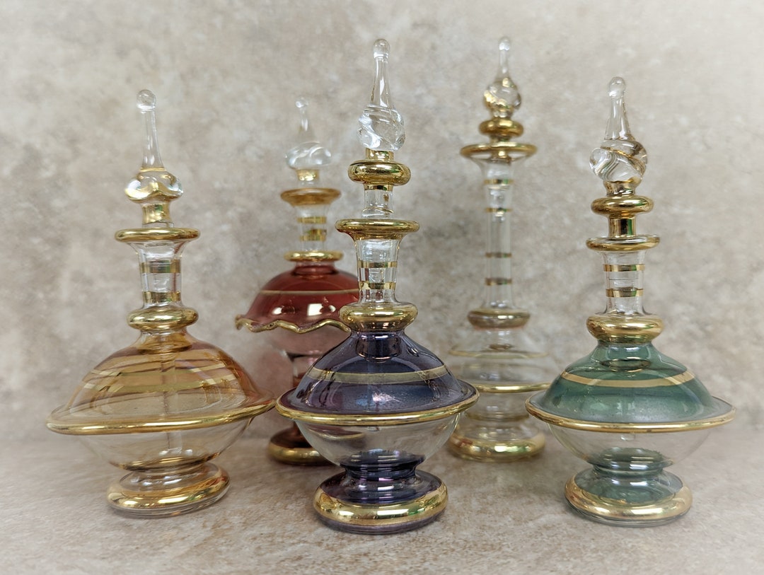 Sands of Egypt, Set of Two Egyptian Perfume Bottles - Etsy