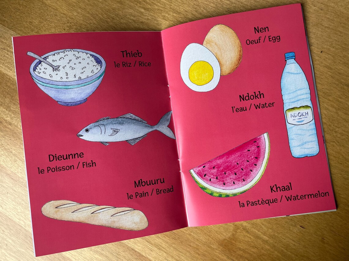 First Wolof Words - Trilingual Children's Picture Book - English ...