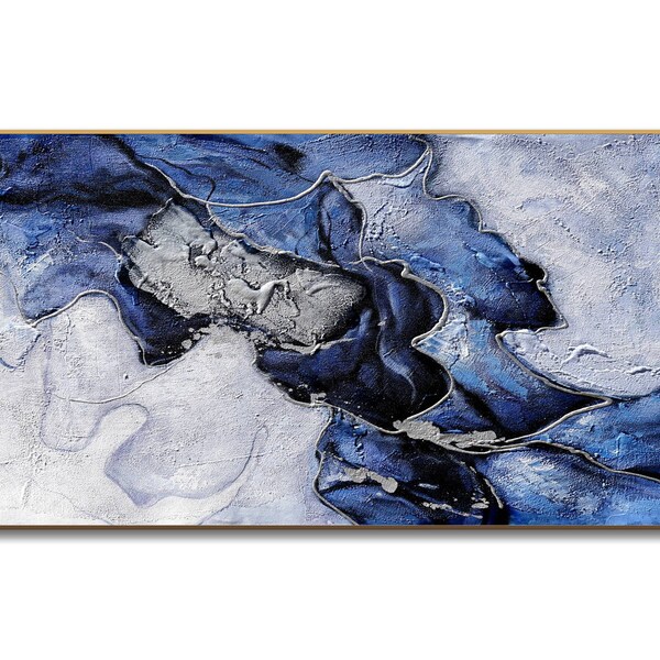 Silver Painting - Etsy