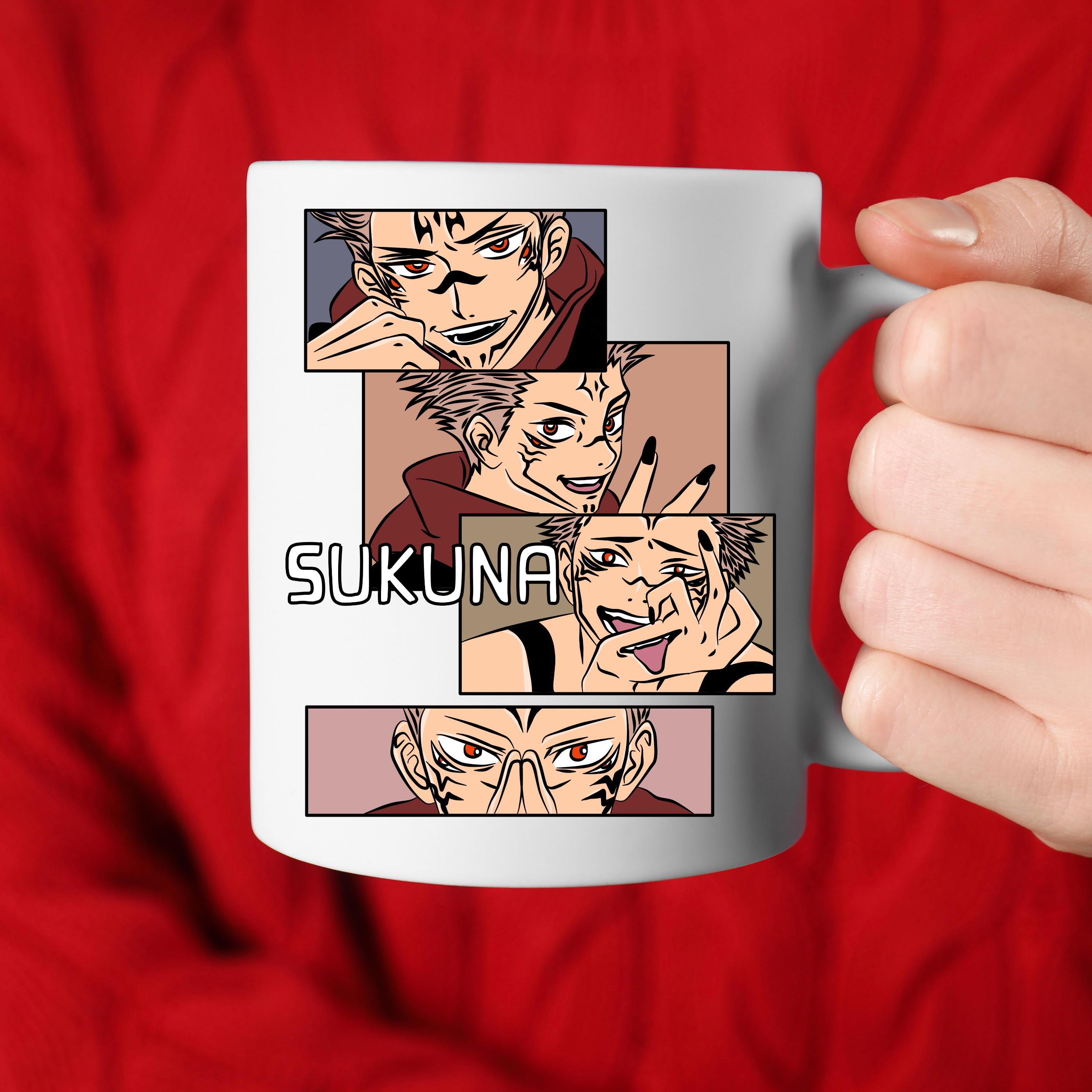 Sukuna Anime Mug: Manga Fan Gift, Otaku Coffee Cup - Etsy