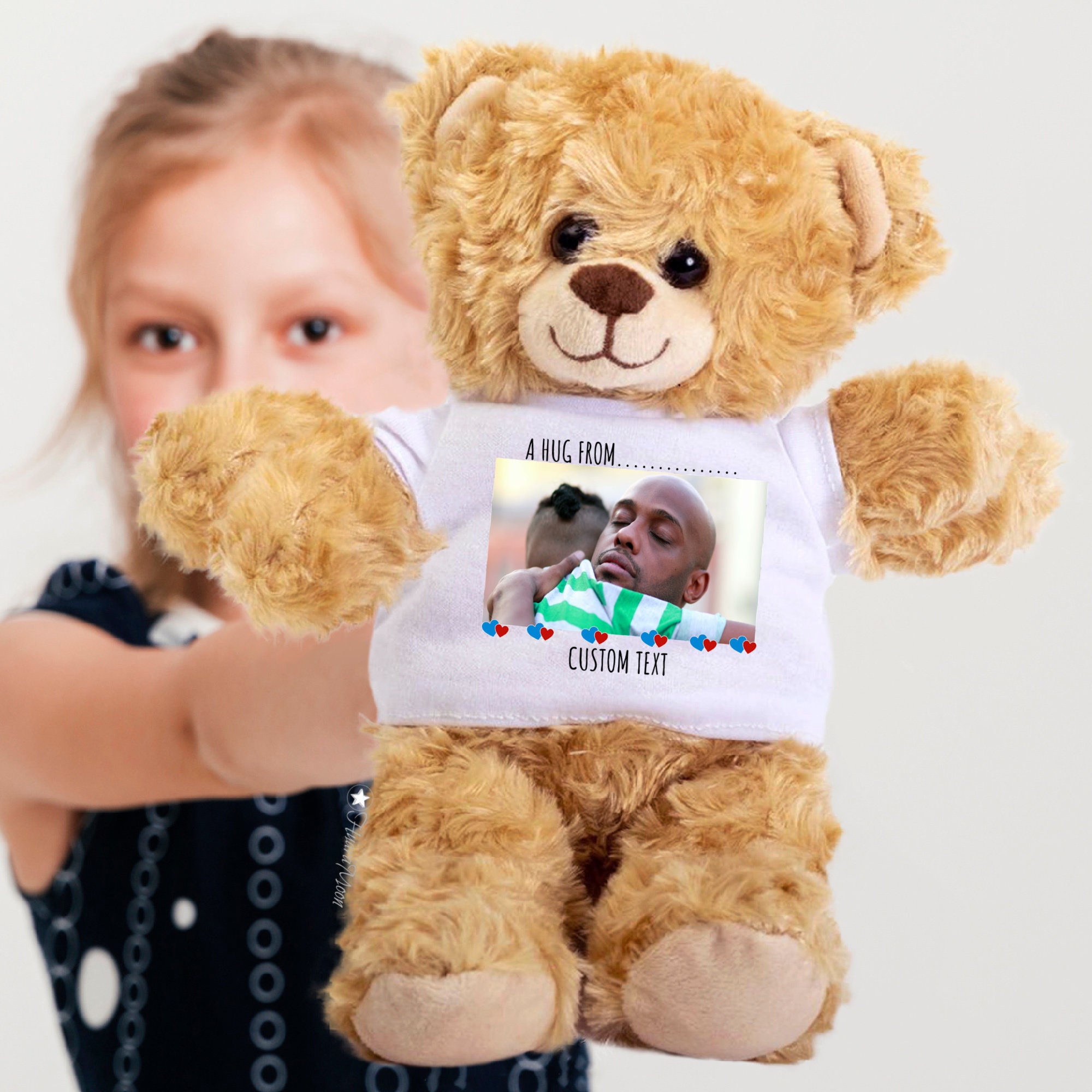 Teddy Bear Hug, Long Distance Relationship Teddy, Dad/mom Thinking of ...