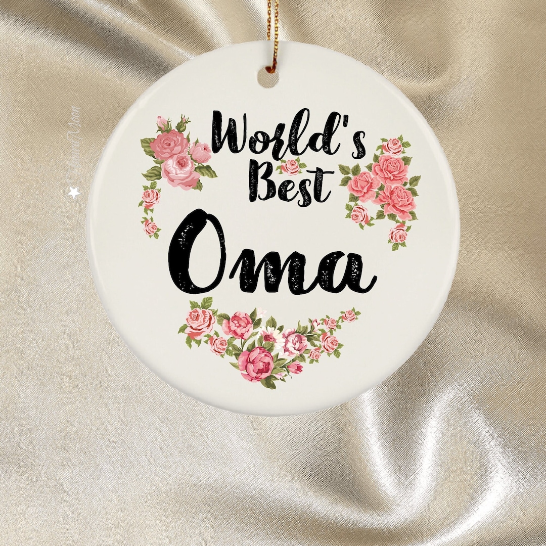 Oma Ornament, Oma Gifts, World Best Oma Ornament, New Oma Gift, German Oma Gift, Gift for Oma ...