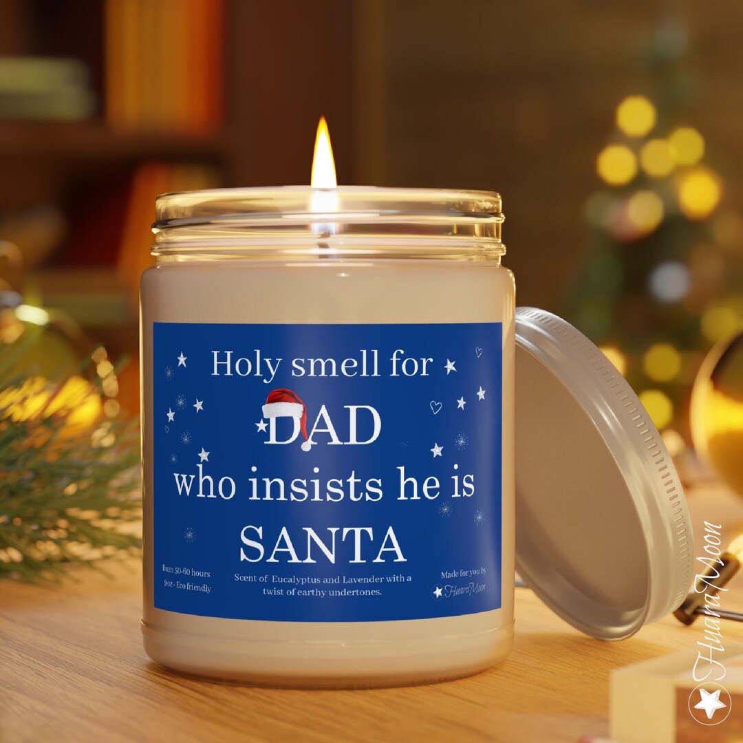 Christmas Dad Gift, Dad Candle, New Dad Gift, Gifts for Dad, Secret ...
