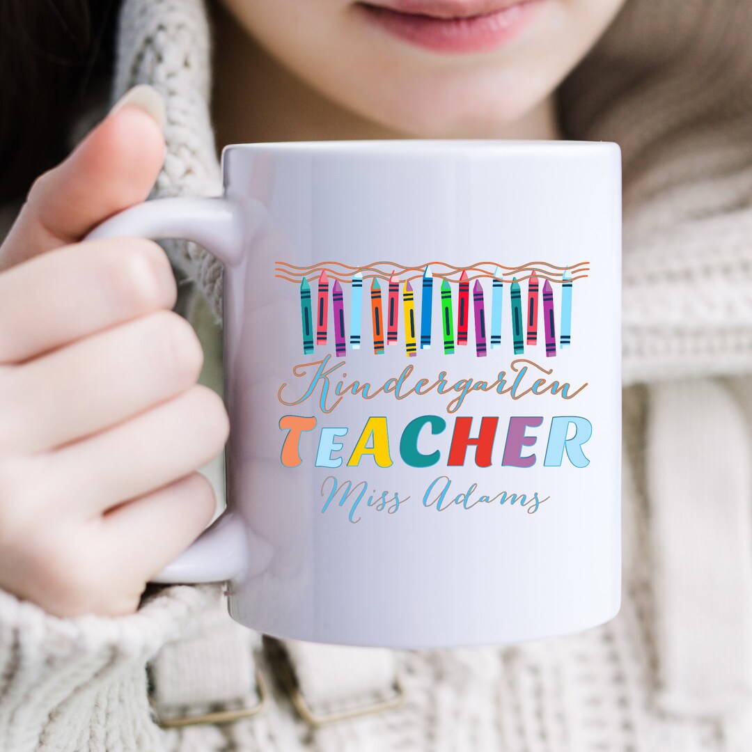 Kindergarten Teacher Mug, Kindergarten Teacher Gift, Personalized ...