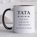 Tata Mug, Gift for Tata, Tata Coffee Mug, Funny Tata Mug, Tata Cup ...