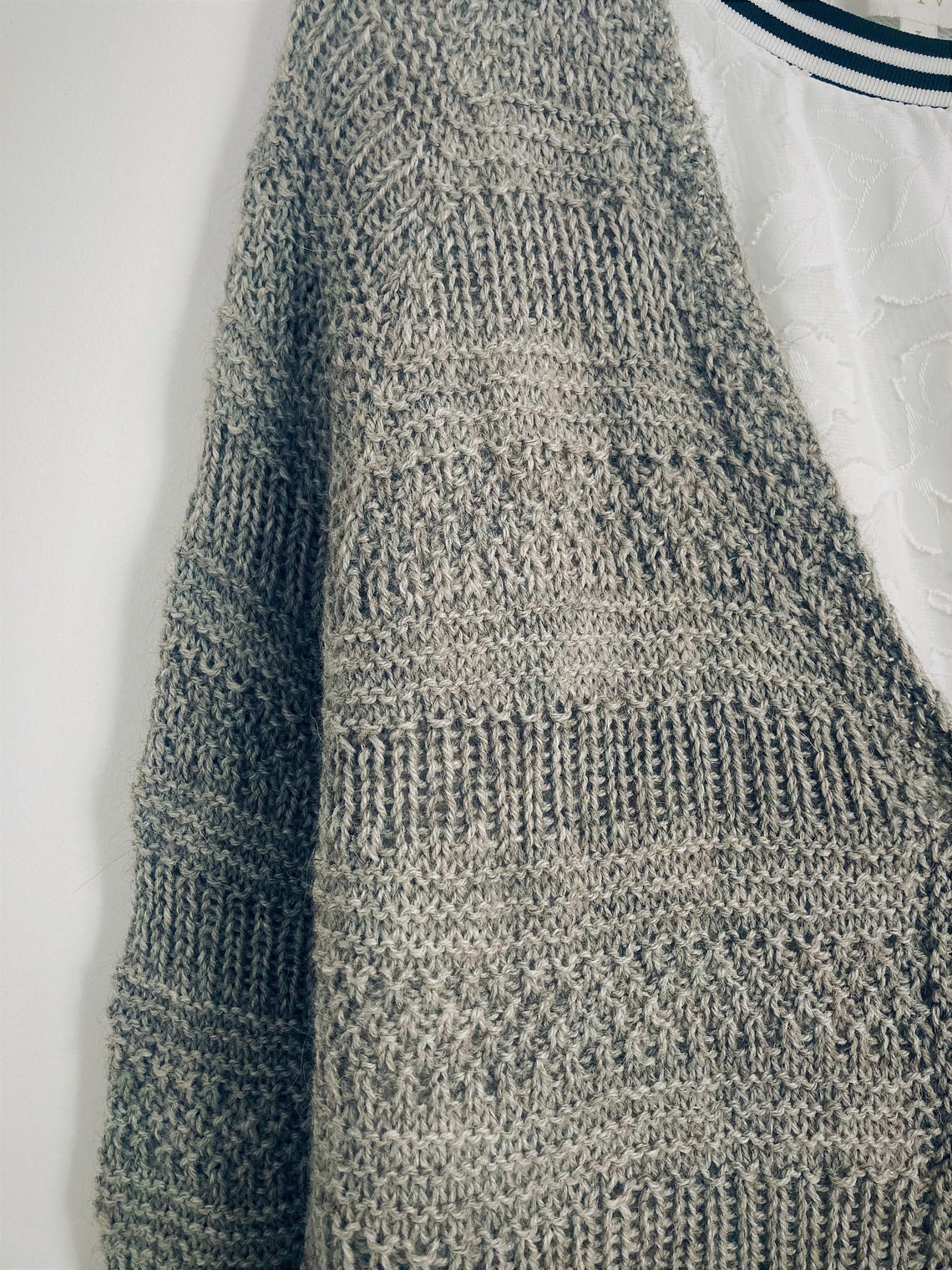 Knitted Cardigan PDF Pattern: Seamless Top-down Design With Pockets ...