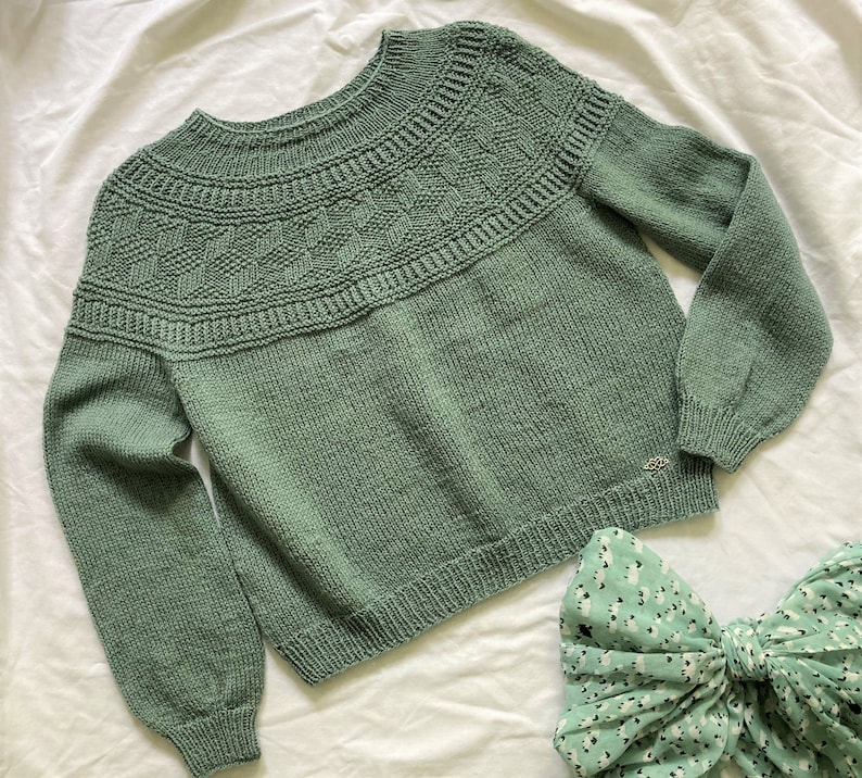 Sweater SEVEN PDF Digital Download Seamless Bottom up Circular Knitting ...