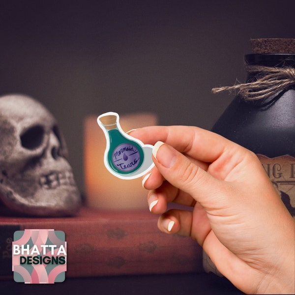 Mermaid Tears Potion Label Stickers - Etsy