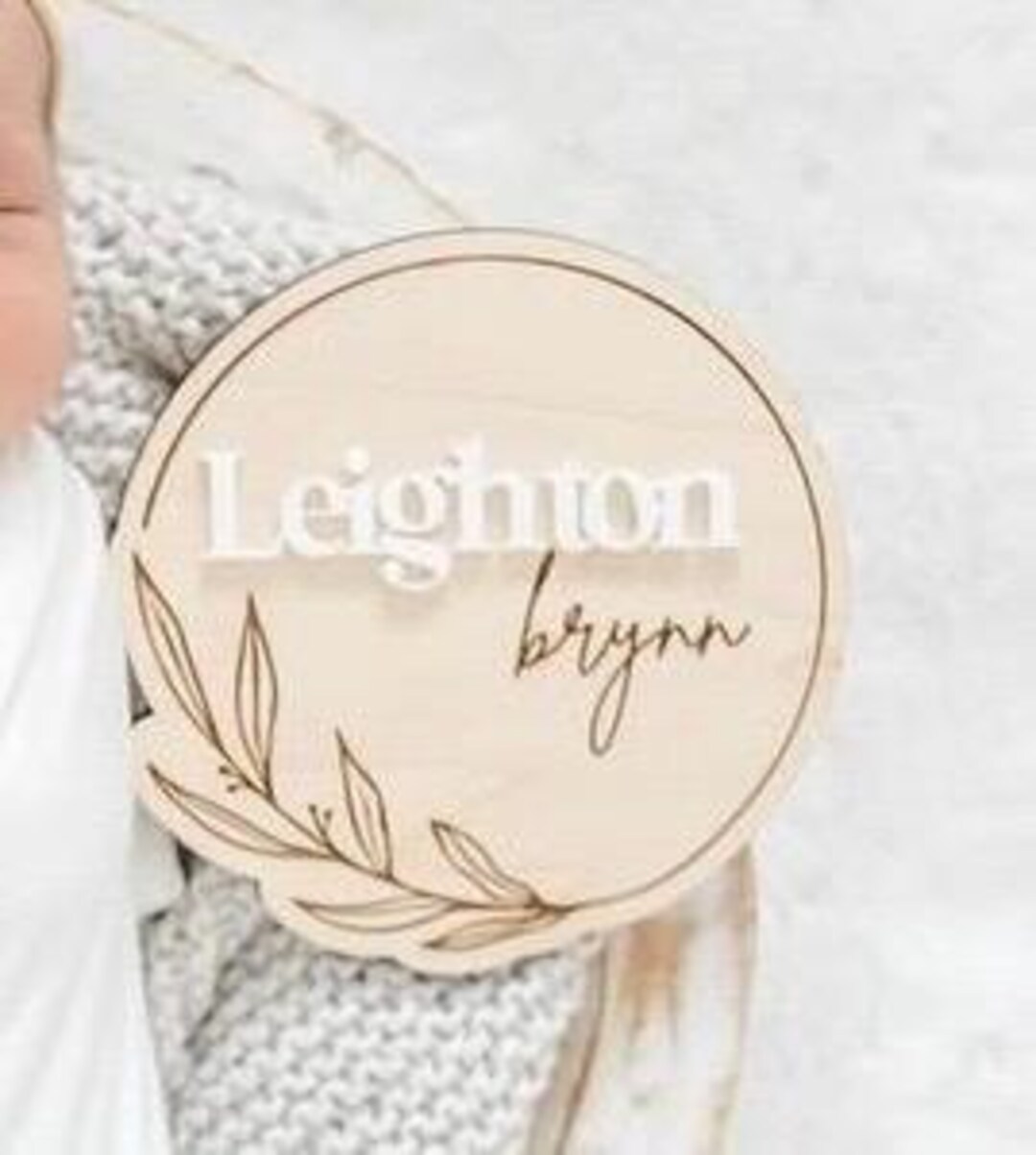 Baby Photo Prop | New Baby Announcement | Baby Name Announcement ...