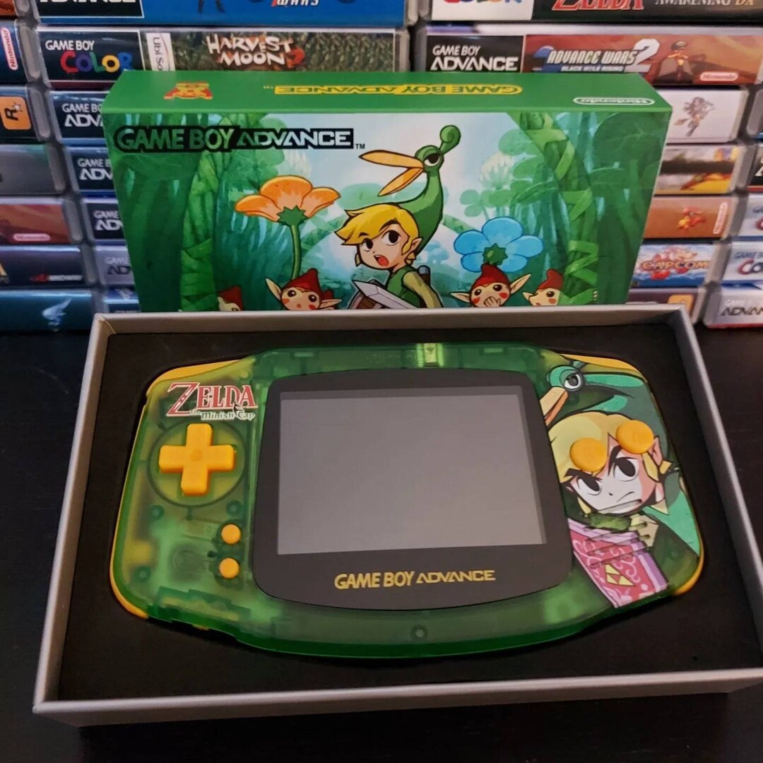 Nintendo Gameboy Advance Zelda Shell Funnyplaying Ita Backlit - Etsy