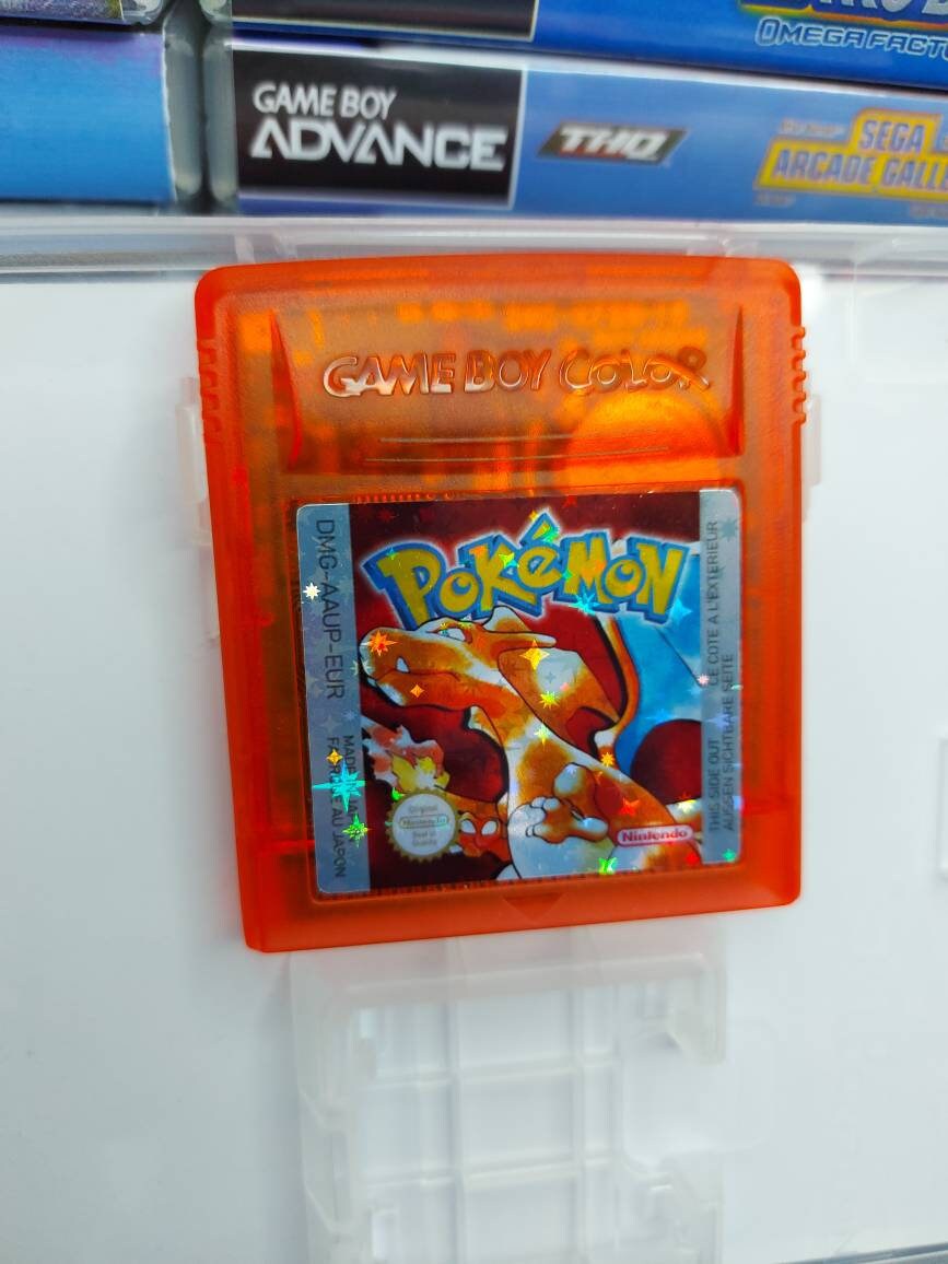 Genuine Nintendo Gameboy Advance Pokemon Red Custom - Etsy