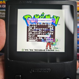 Nintendo Gameboy Color FPGA Chipset Funnyplaying Q5 Ips Screen Backlit ...