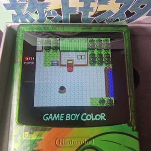 Nintendo Gameboy Color Uv Printed Chikorita Shell Retro Pixel - Etsy