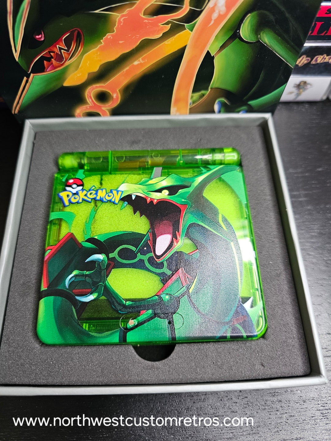 Nintendo Gameboy Advance Gba Sp Rayquaza Ips V3 900mah - Etsy