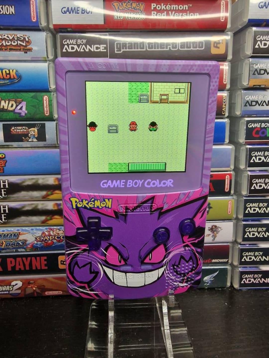 Nintendo Gameboy Color Uv Printed Gengar Shell Funnyplaying - Etsy