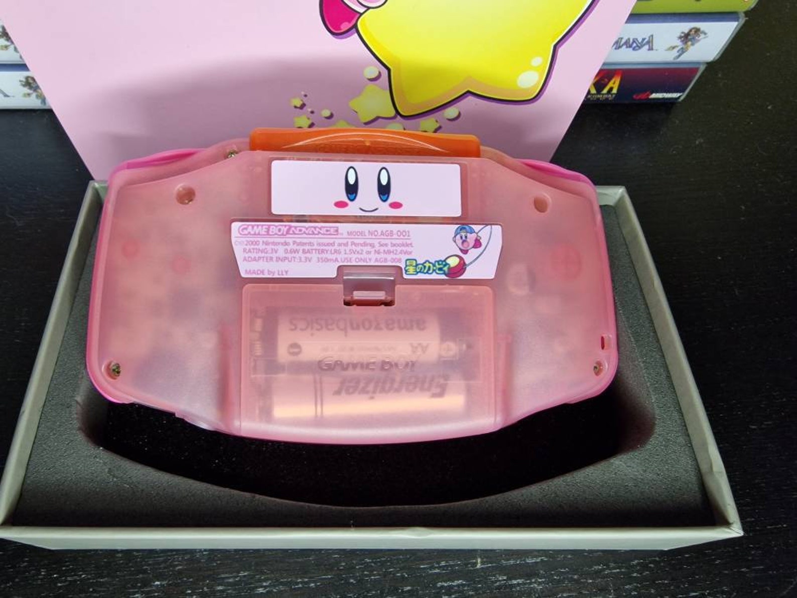 Nintendo Gameboy Advance Kirby Shell Funnyplaying ITA Backlit - Etsy