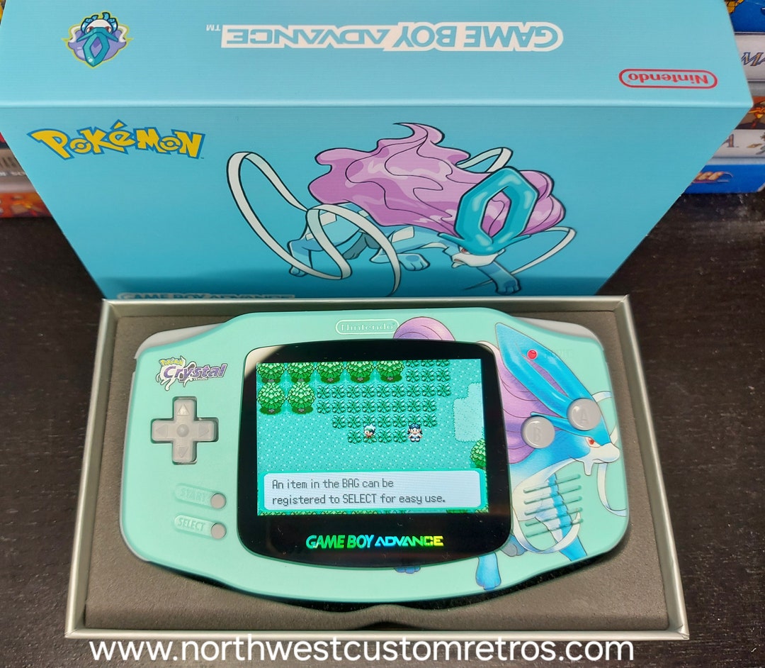 Nintendo Gameboy Advance Suicune Shell, Ips V2 Backlit Screen. GBA. - Etsy