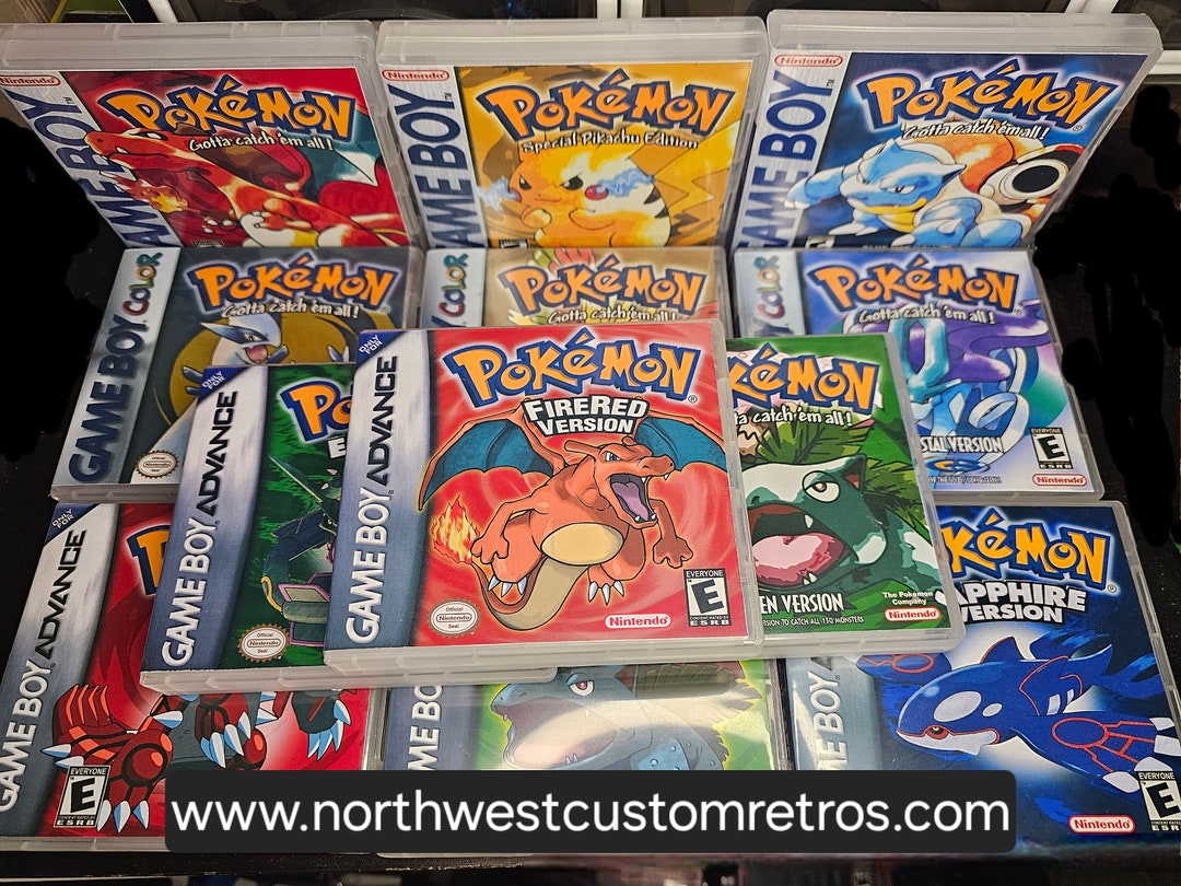 Replacement Empty Case Artwork Pokemon Gameboy - Etsy