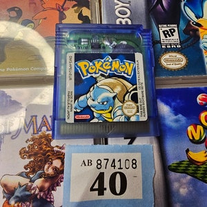 Genuine Nintendo Gameboy Advance Pokemon Blue 40 - Etsy
