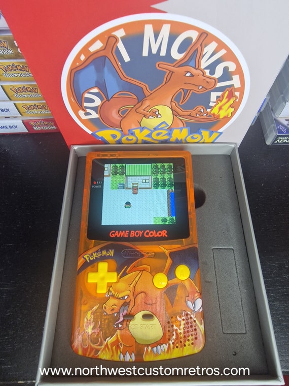 Nintendo Game Boy Color GBC Q5 XL Backlit IPS LCD Pokemon UV🥟 Descubra ...