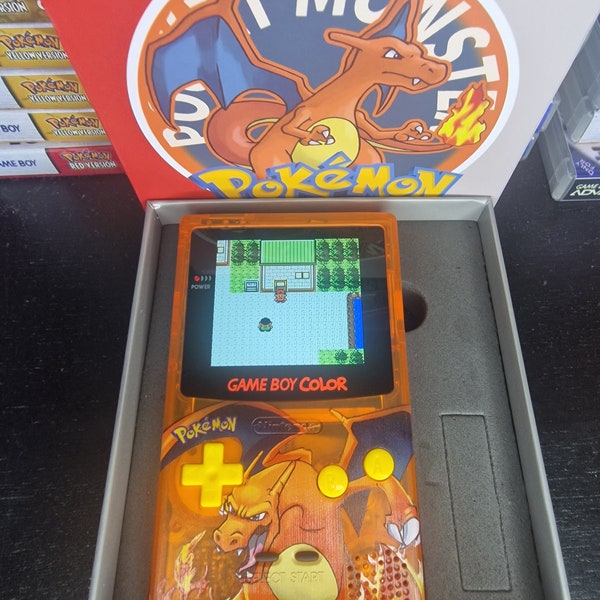 Gameboy Color Shell Charizard - Etsy