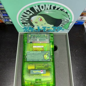 Nintendo Gameboy Color Uv Printed Chikorita Shell Retro Pixel - Etsy