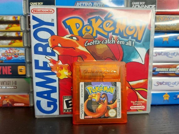 Genuine Nintendo Gameboy Advance Pokemon Red Custom - Etsy