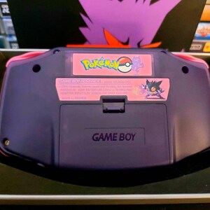 Nintendo Gameboy Advance Gengar Shell, Funnyplaying ITA Backlit Screen ...