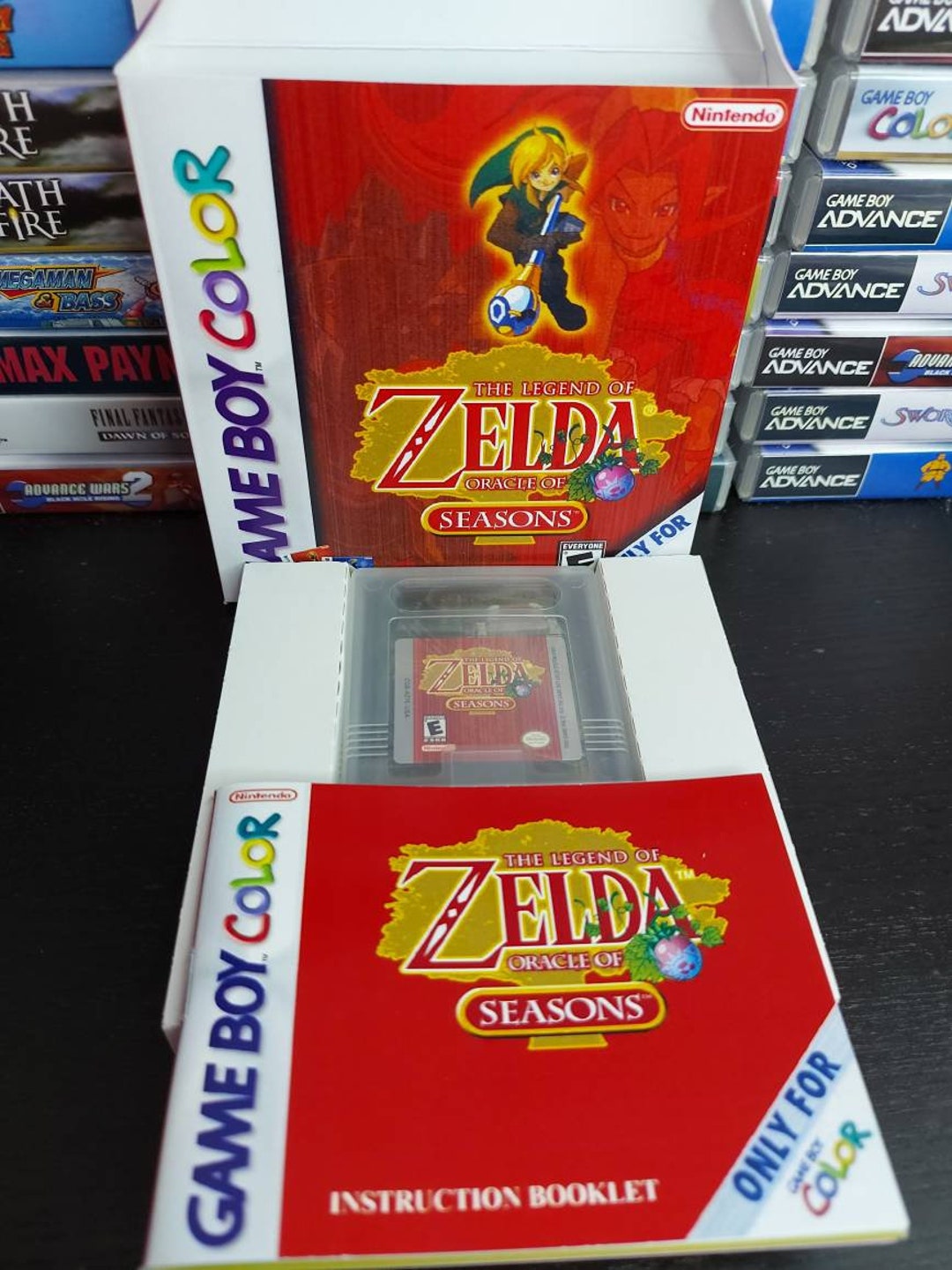Nintendo Gameboy Advance Gba Zelda Oracle of Seasons Genuine Cart. - Etsy
