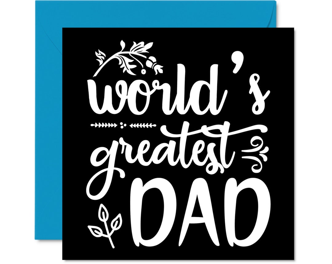 Heartfelt Fathers Day Cards Dad Awesome Happy Birthday - Etsy