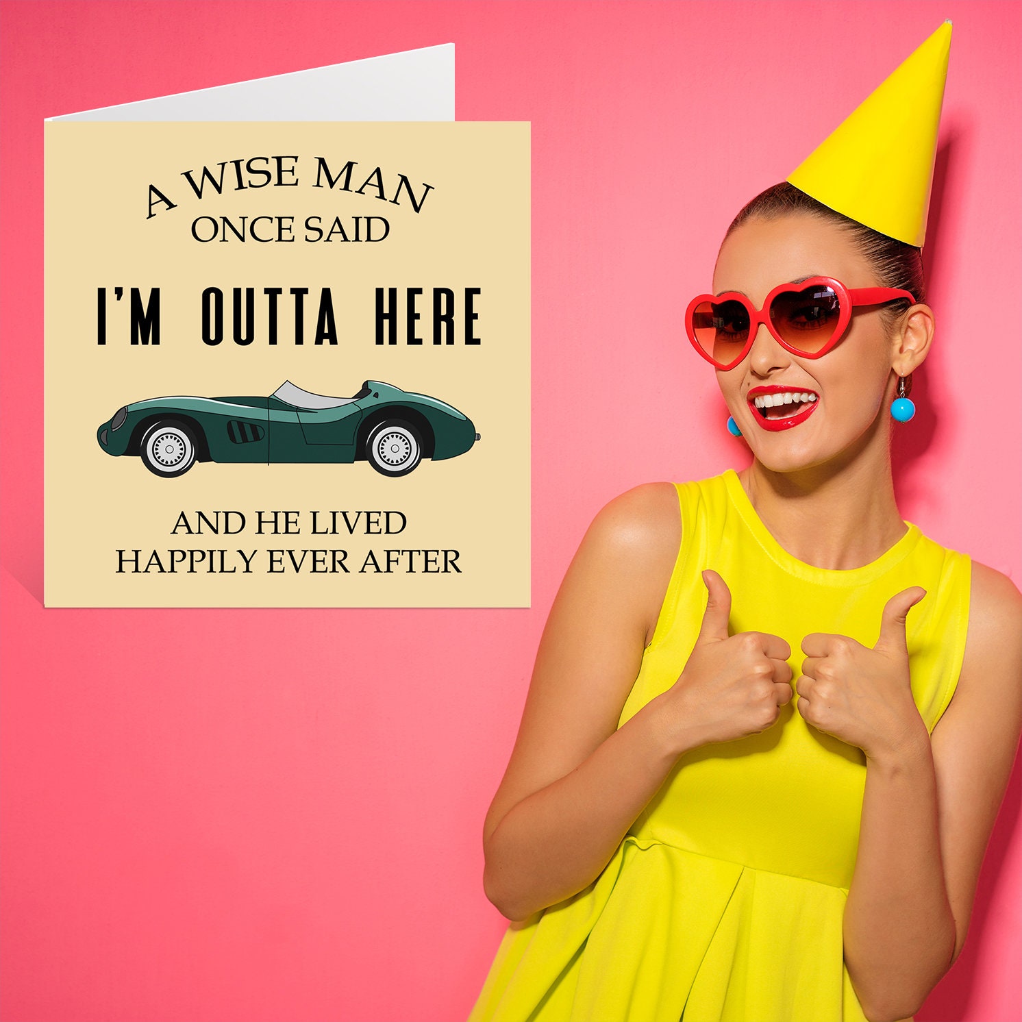 Happy Retirement Card Men A Wise Man Once Said Im Outta Here Humorous