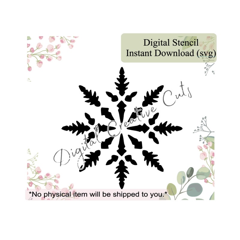 Snowflake Cookies - Etsy