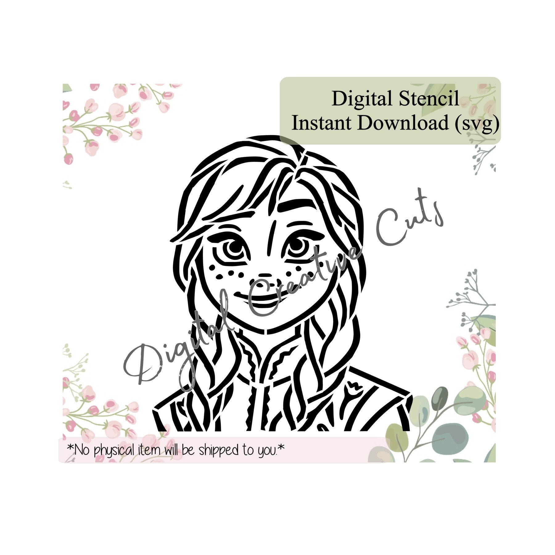 Disney Frozen Stencil