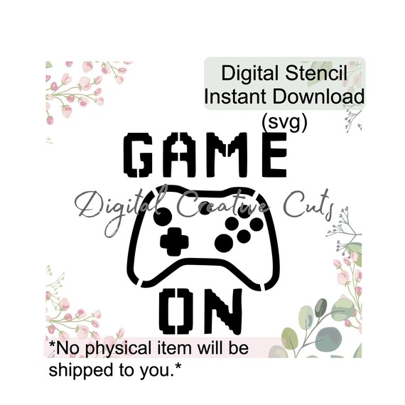 Video Game Controller Stencils