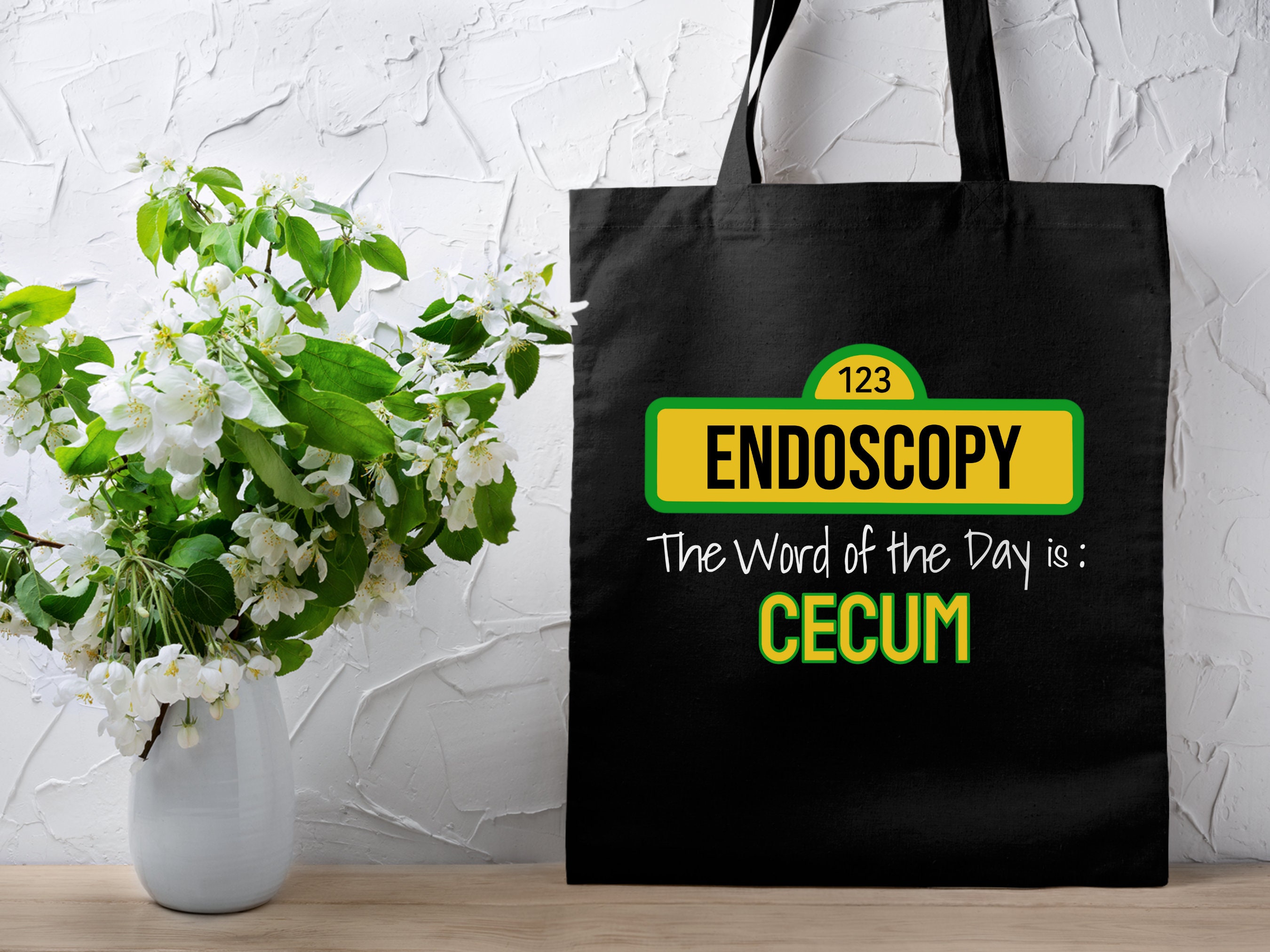 Endoscopy Cecum Tote Bag Endoscopy Nurse, GI Nurse, Nurse Gift ...