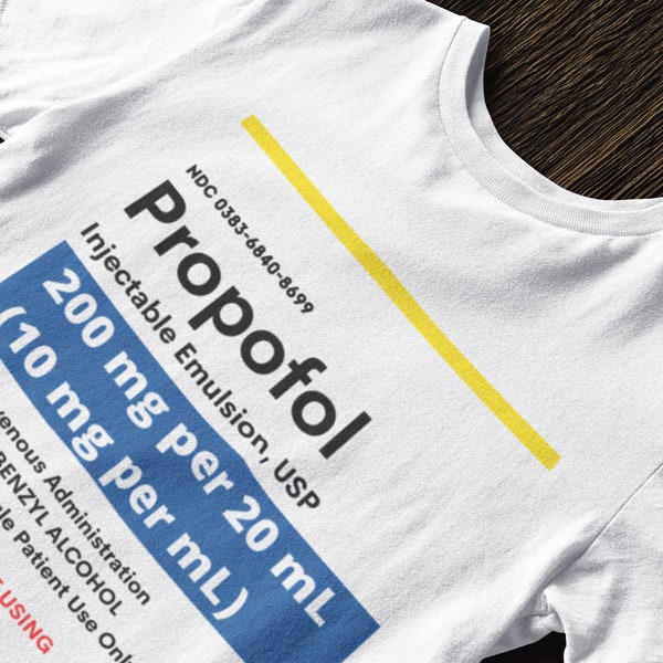 Propofol Shirt - Etsy