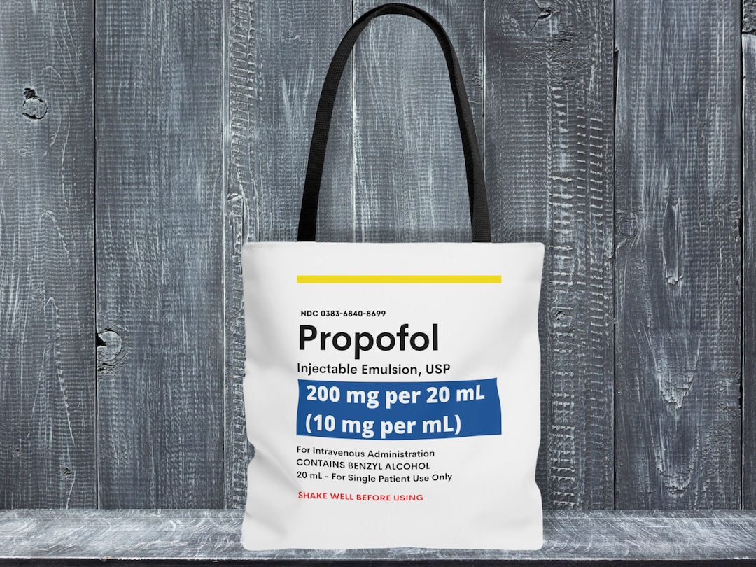 Propofol Label Tote Bag - Etsy