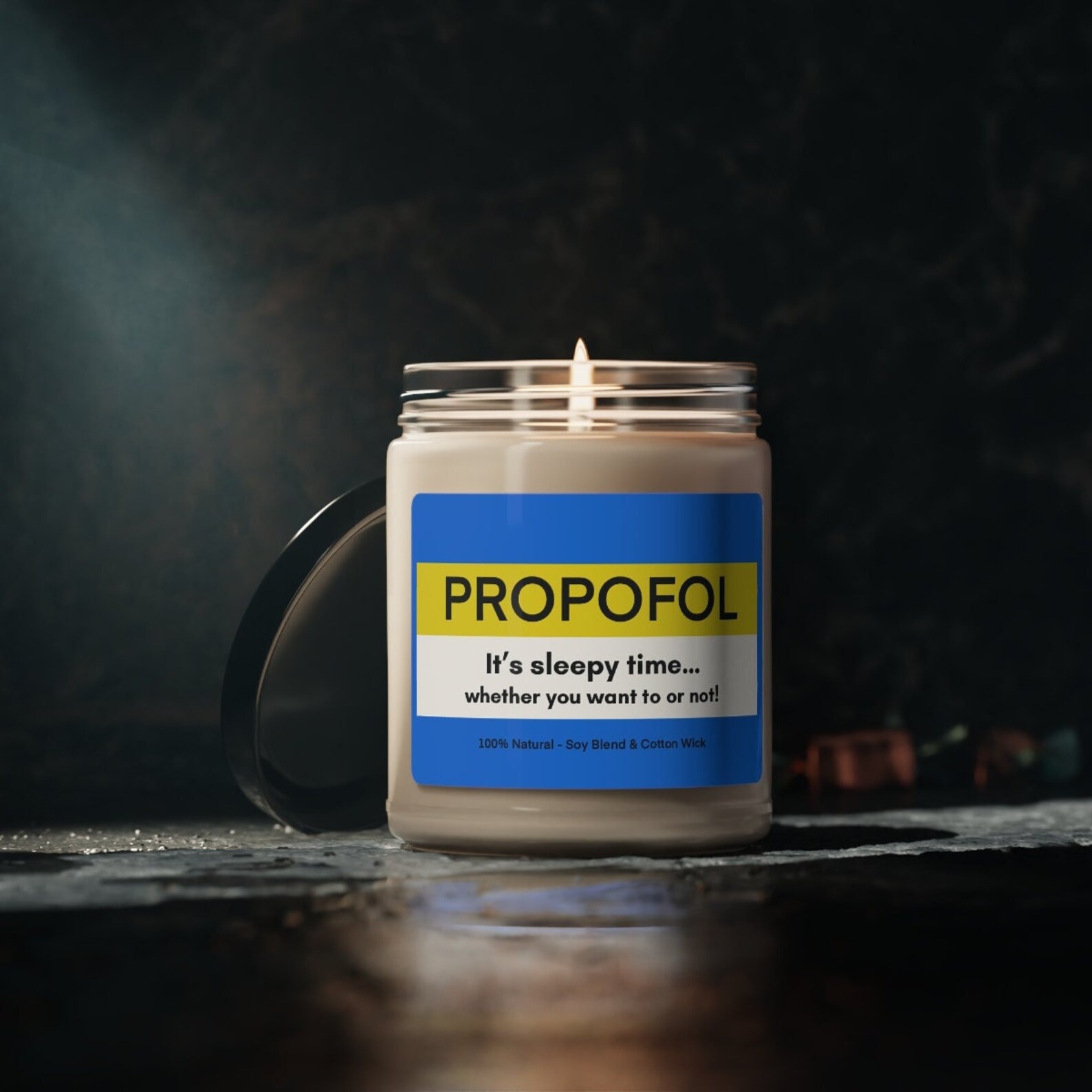 Propofol Label Candle CRNA, Anesthesia, Anesthesiologist, Pharmacy ...