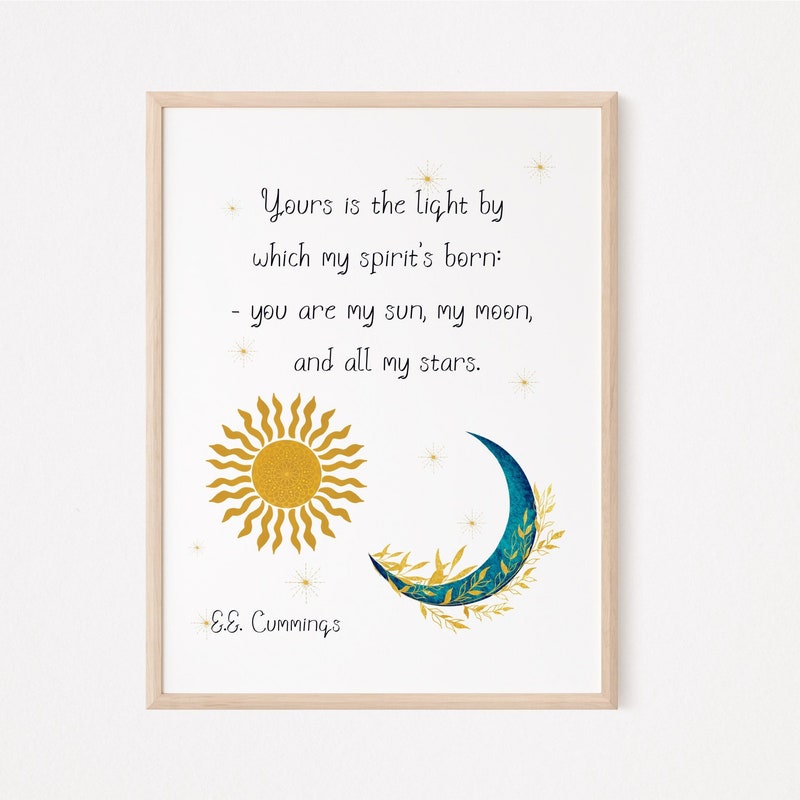 Ee Cummings Poem - Etsy