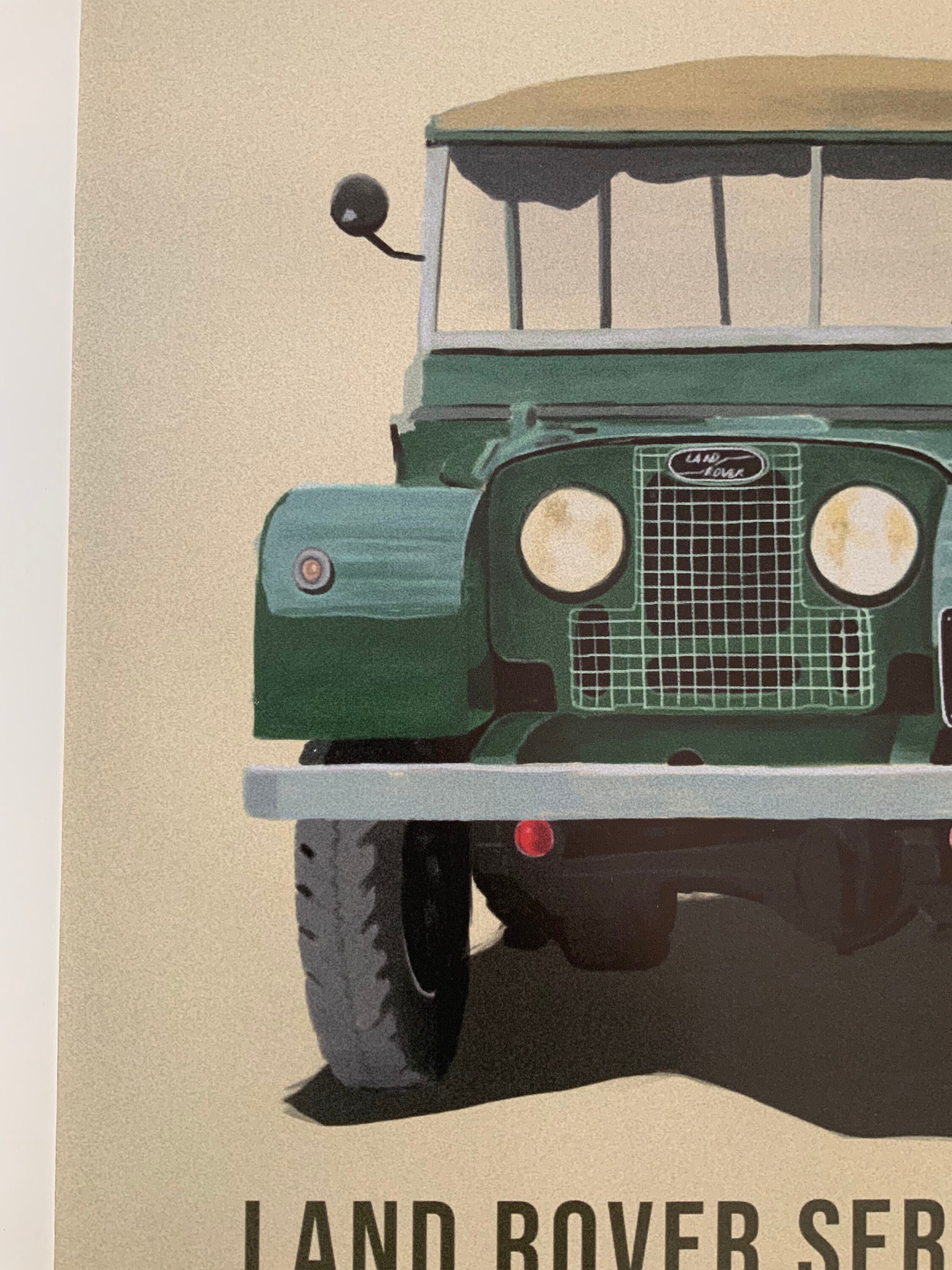 Land Rover Poster, Land Rover Illustration, Land Rover Defender, Land ...