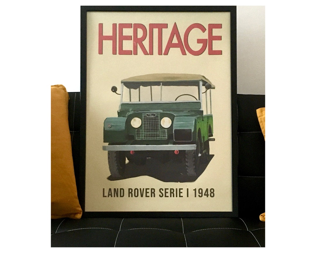 Land Rover Poster, Land Rover Illustration, Land Rover Defender, Land ...