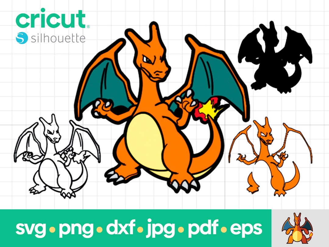 Poke Charizard Layered SVG Cricut Cut File Silhouette Cameo - Etsy UK