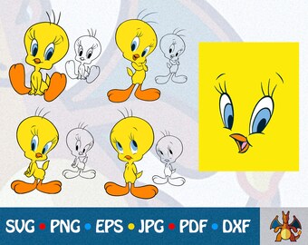 TWEETY BIRD SVG Digital Download Tweety Svg Files Cute Svg - Etsy