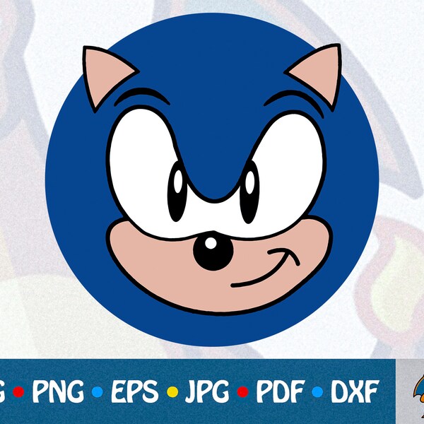 Layered Sonic the Hedgehog Svg - Etsy