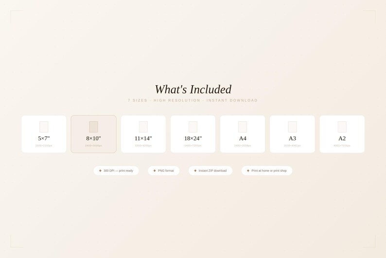 Beige Quote Print | Minimalist Printable Poster | 7 Sizes | Digital ...