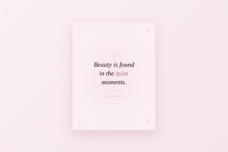 Blush Pink Quote Print | Bedroom Printable Poster | 7 Sizes | Digital ...