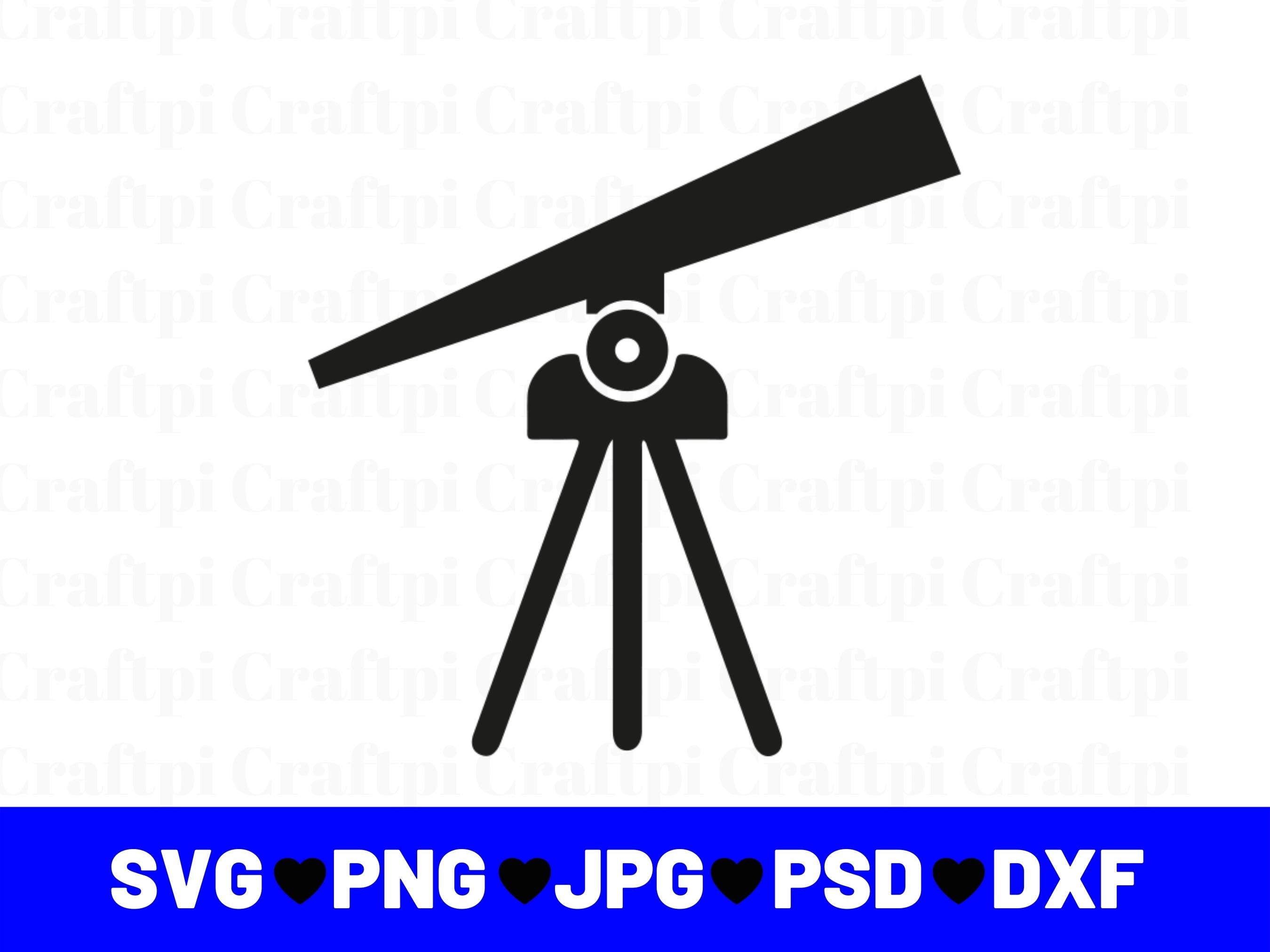 Telescope SVG Telescope Cut Files for Cricut Telescope Cut - Etsy